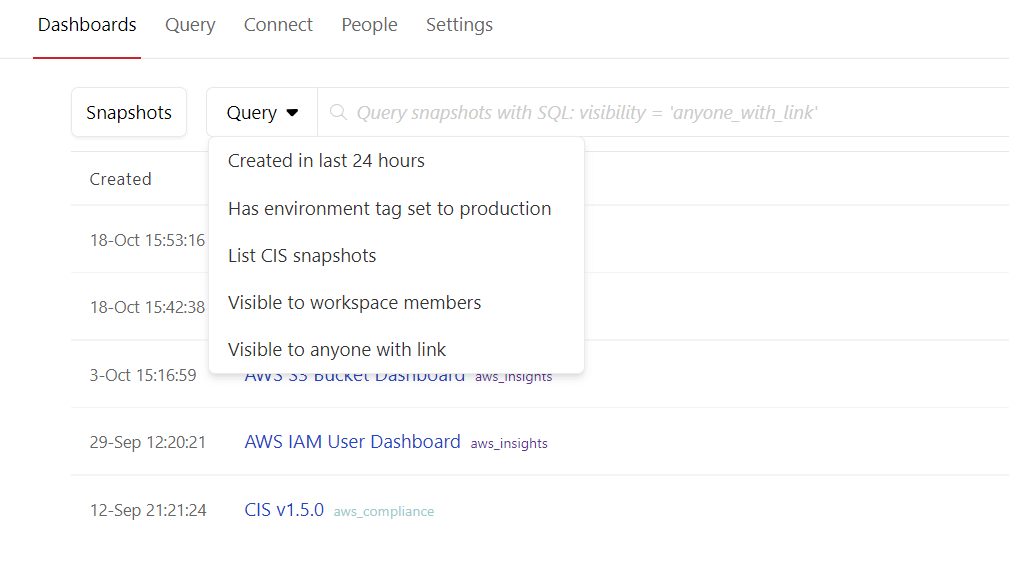 Save and share Steampipe Cloud benchmarks and dashboards | Steampipe Blog