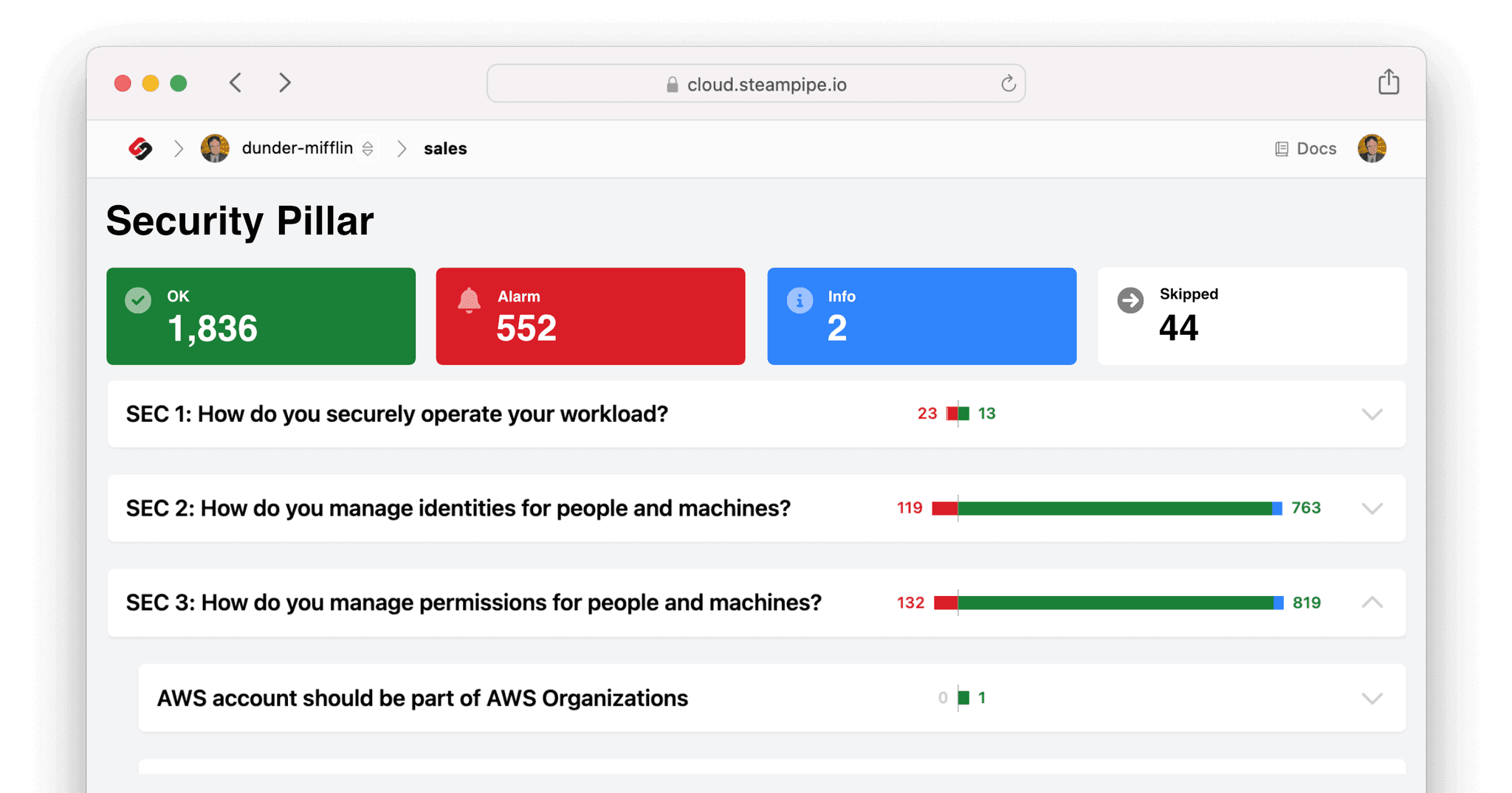 Accelerate your AWS Well-Architected assessments with Steampipe | Steampipe Blog